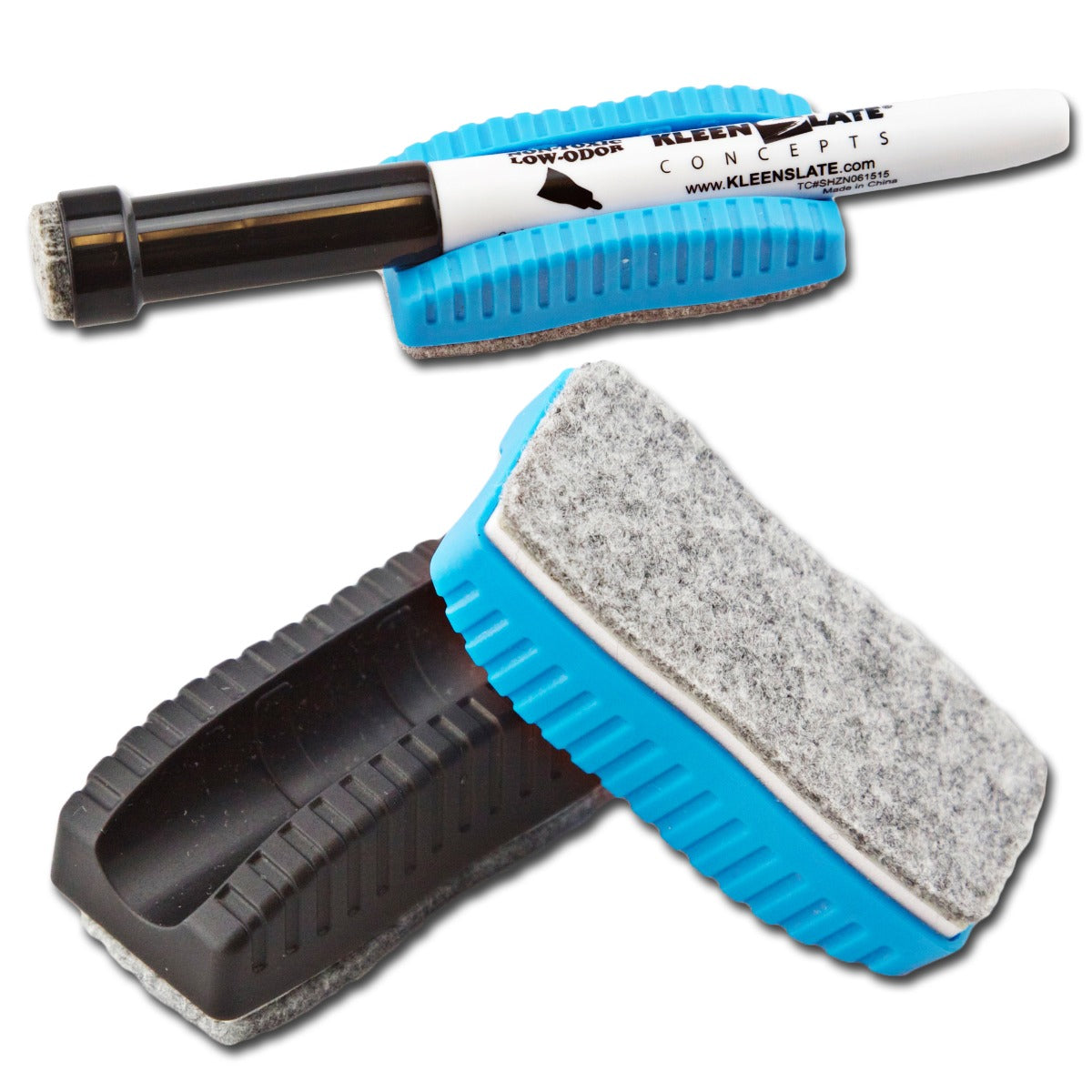 (10) Pack of Magnetic Erasers and Clip for Small Dry Erase Markers ...